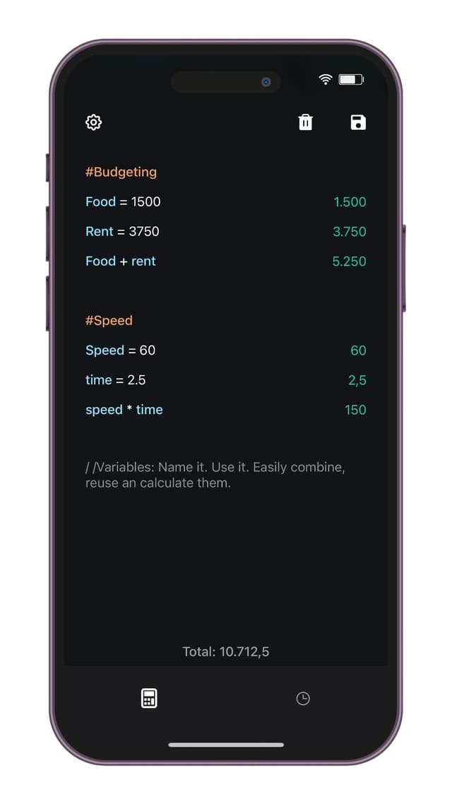 LetsCalc - Smart Text-based Calculator App | Calculate Like You Think